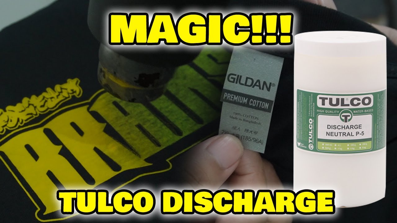 MAGIC!!! Tulco Discharge Ink Review | Screen Printing | Waterbased Ink ...