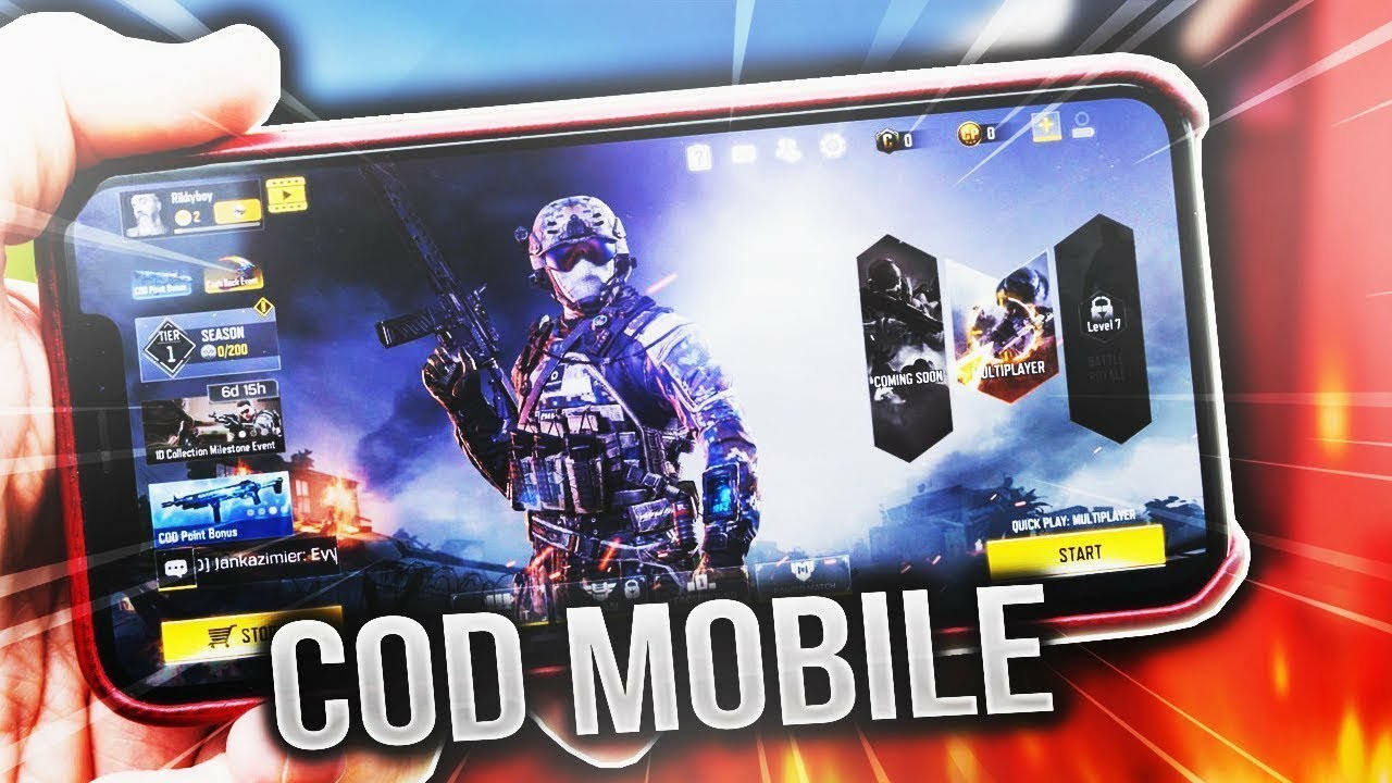EARLY GAMEPLAY OF COD MOBILE - YouTube