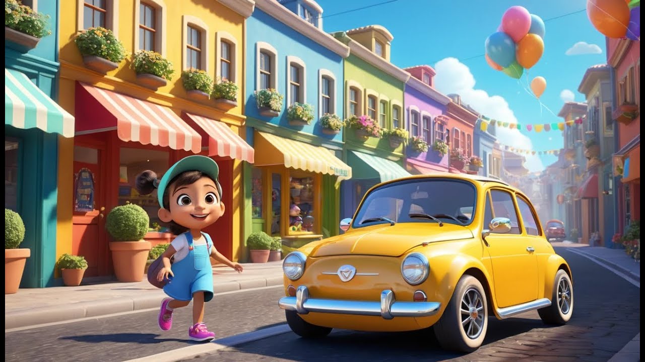 Ten Little Cars Racing on the Road | Fun Car Counting Song for Kids ...