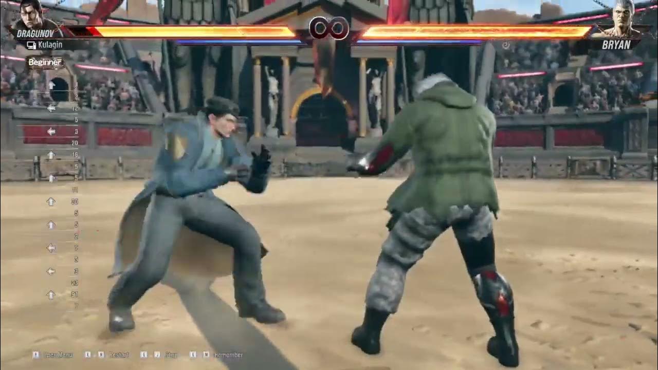 Tekken 8 Bryan hatchet so linear and steppable 2 "committed" sidewalks - YouTube