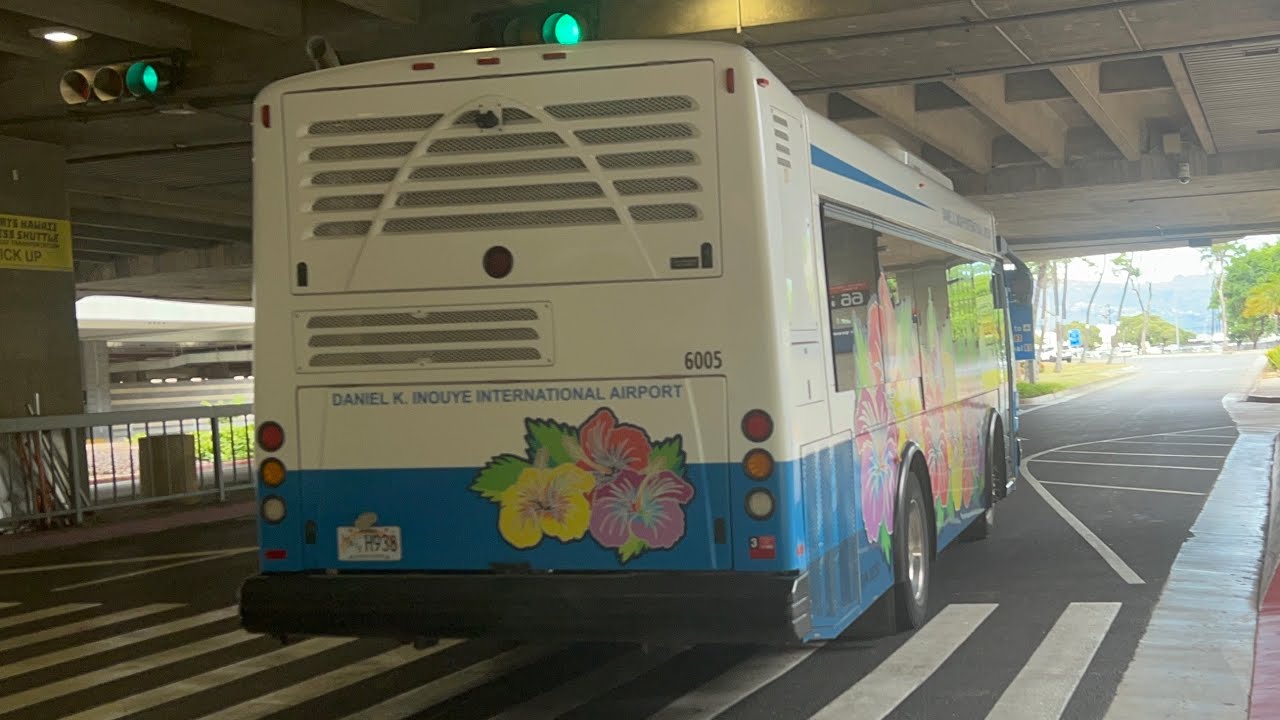 Daniel K Iny. HNL Intl. Airport Wiki Wiki Shuttle Bus' 6005 Eldorado ...