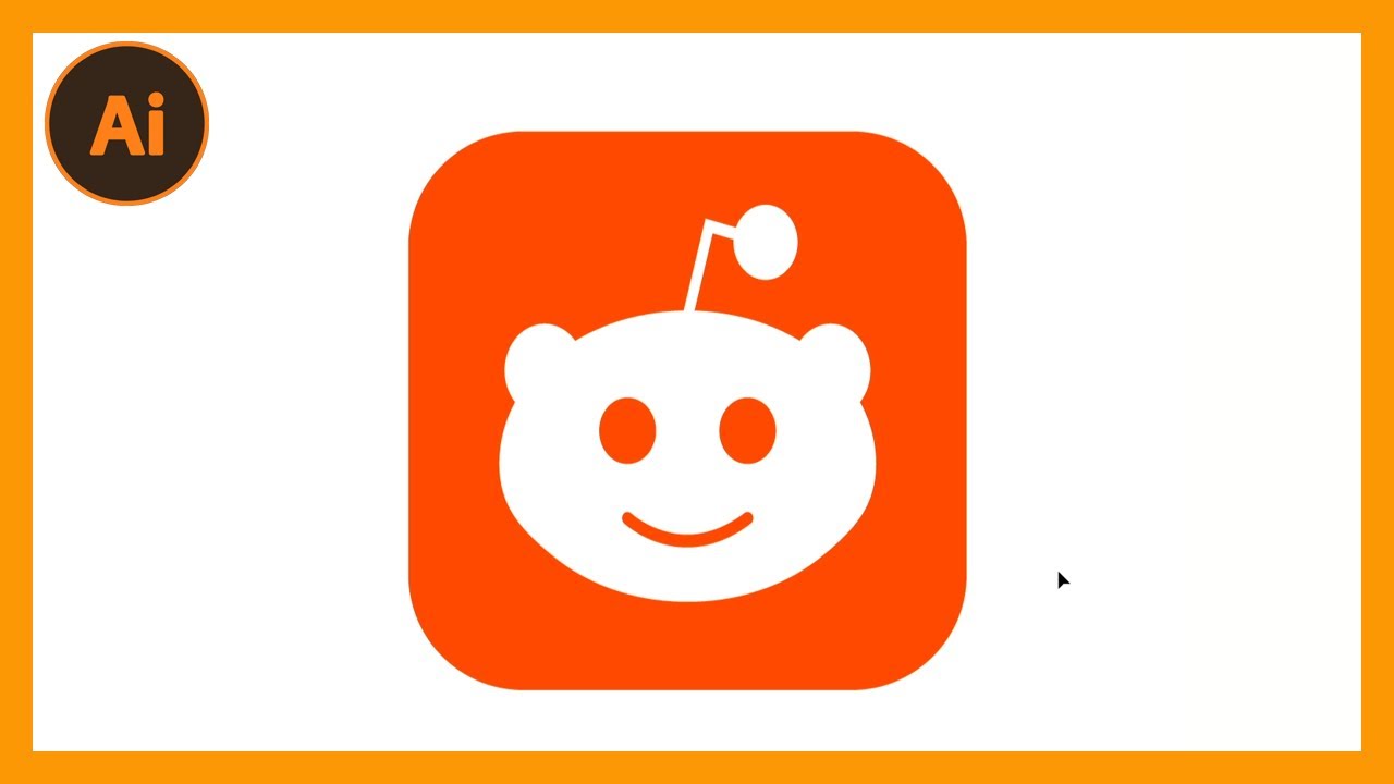 Reddit App Icon | Adobe Illustrator | हिंदी - YouTube