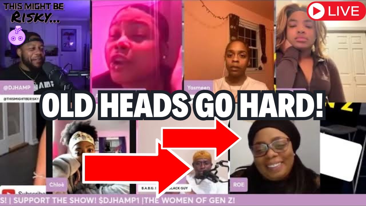 THE OLD HEADS COME UP TO QUESTION THE LADIES OF GEN Z AND SH!T GOES ...