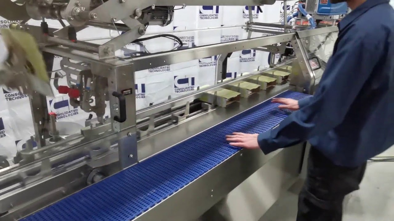Consolidated Technologies HC 120 Manual Load Servo Cartoner - YouTube
