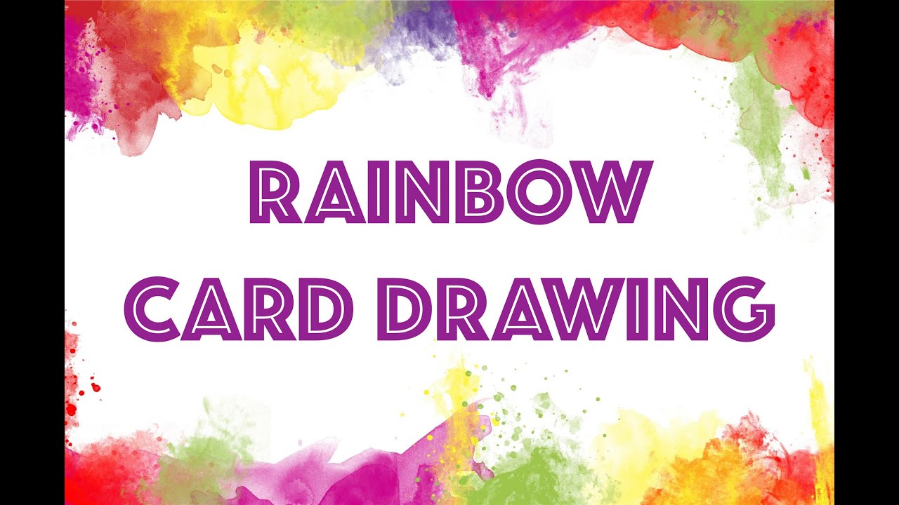 How to make a RAINBOW CARD ! - YouTube