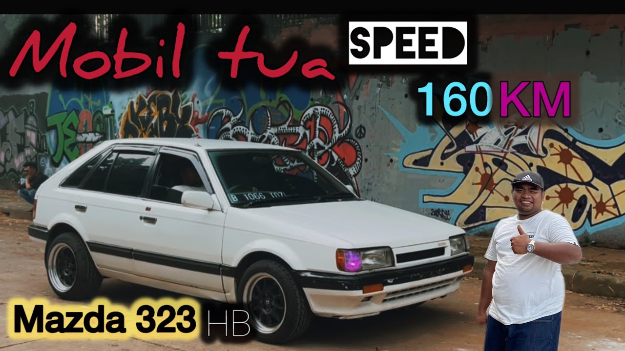 Mazda 323 HB Tahun 1988 bisa speed 160km di lapak mobil tua cawang ...