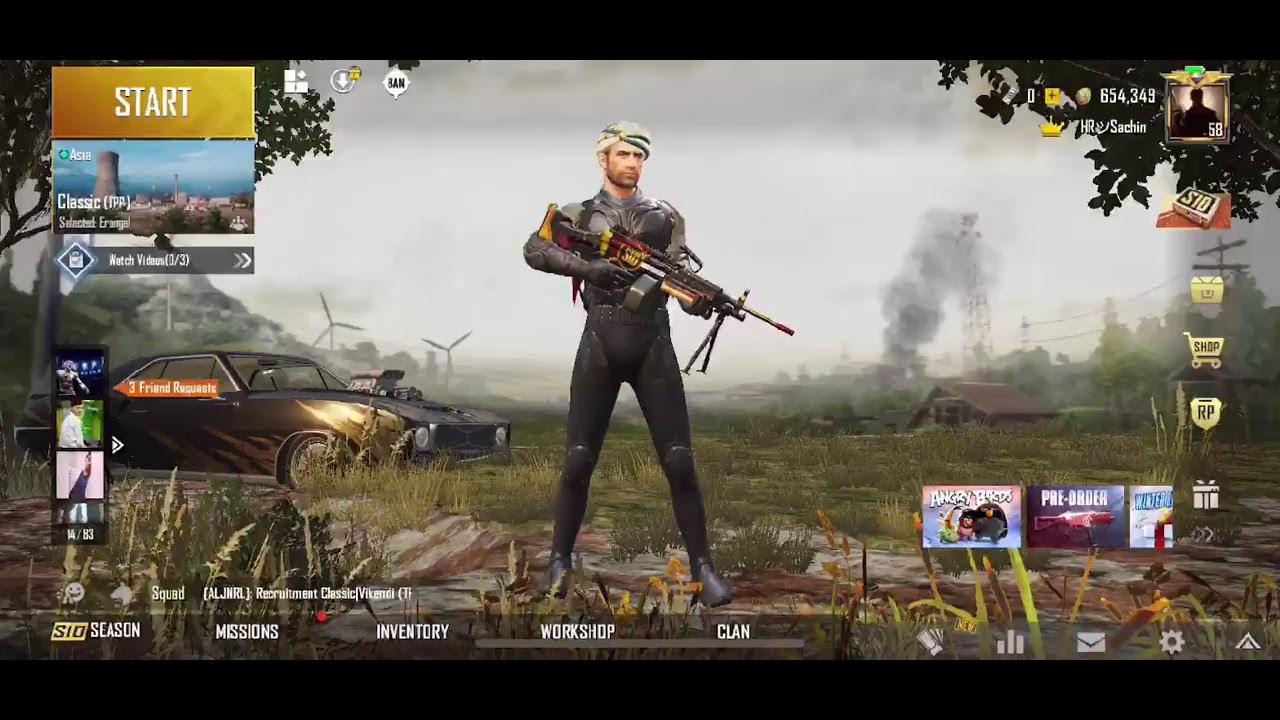 Practice room Pubg mobile live for Desi daaku tournament - YouTube