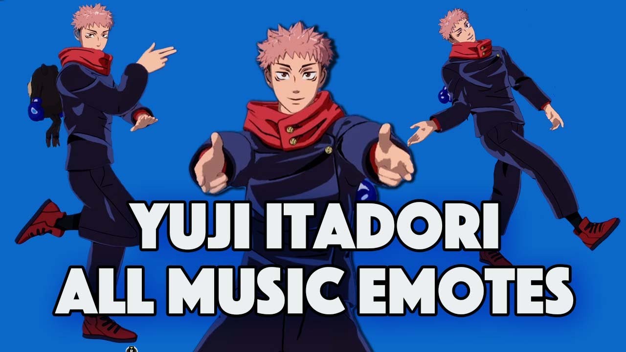 Yuji Itadori Dances All Music Emotes (That we Have) - FORTNITE ...