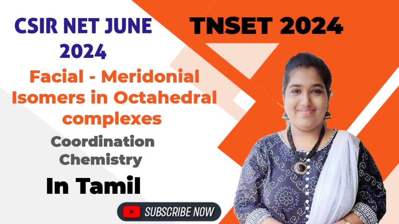 Facial Meridonial Isomers|TNSET 2024|CSIR NET CHEMICAL SCIENCE ...