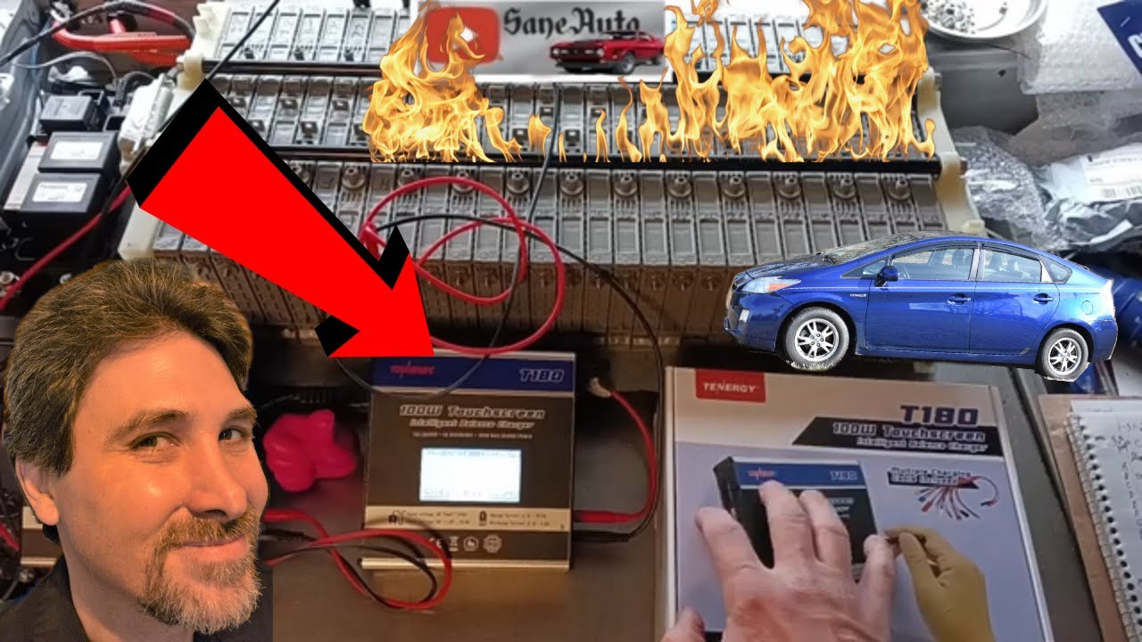 Step by step unboxing and setup of T180 Charger for reconditioning of ...