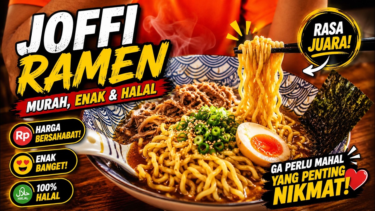 3 KUAH RAMEN ENAK DI JOFFI RAMEN DAN DIMSUM JAGAKARSA - YouTube