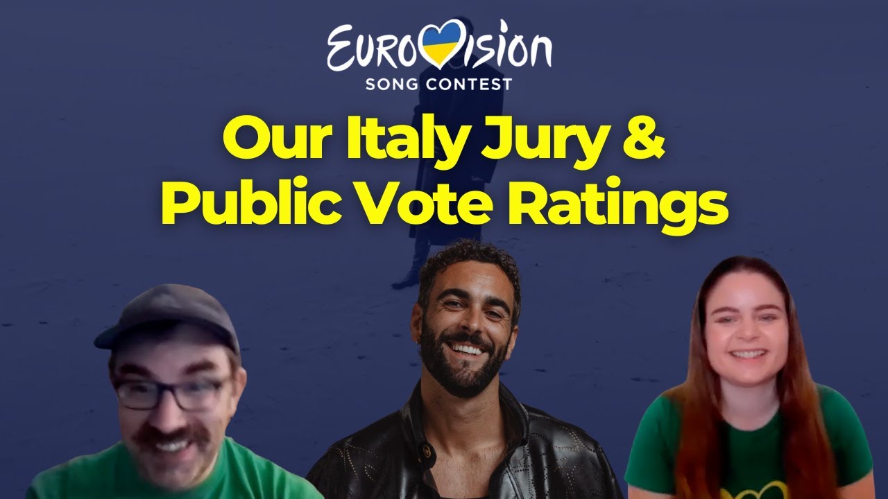 Eurovision 2023 | Italy Public and Jury Vote Ratings | Marco Mengoni ...