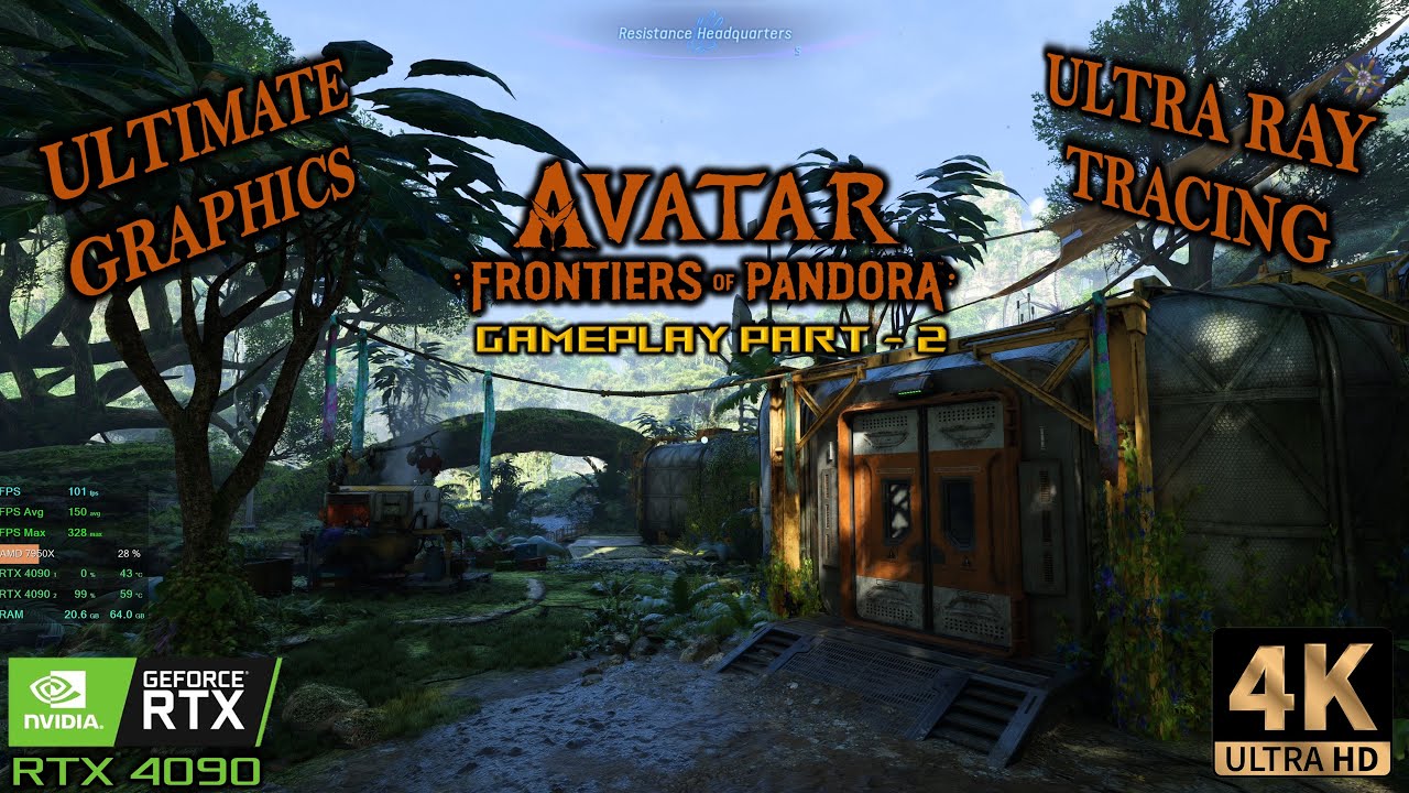 AVATAR FRONTIERS OF PANDORA with 150% ULTRA GRAPHICS UPSCALE / RAY ...