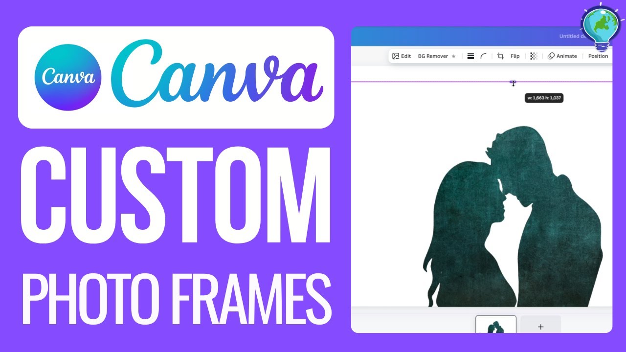 How to Create Custom Photo Frames in Canva (2024) - YouTube