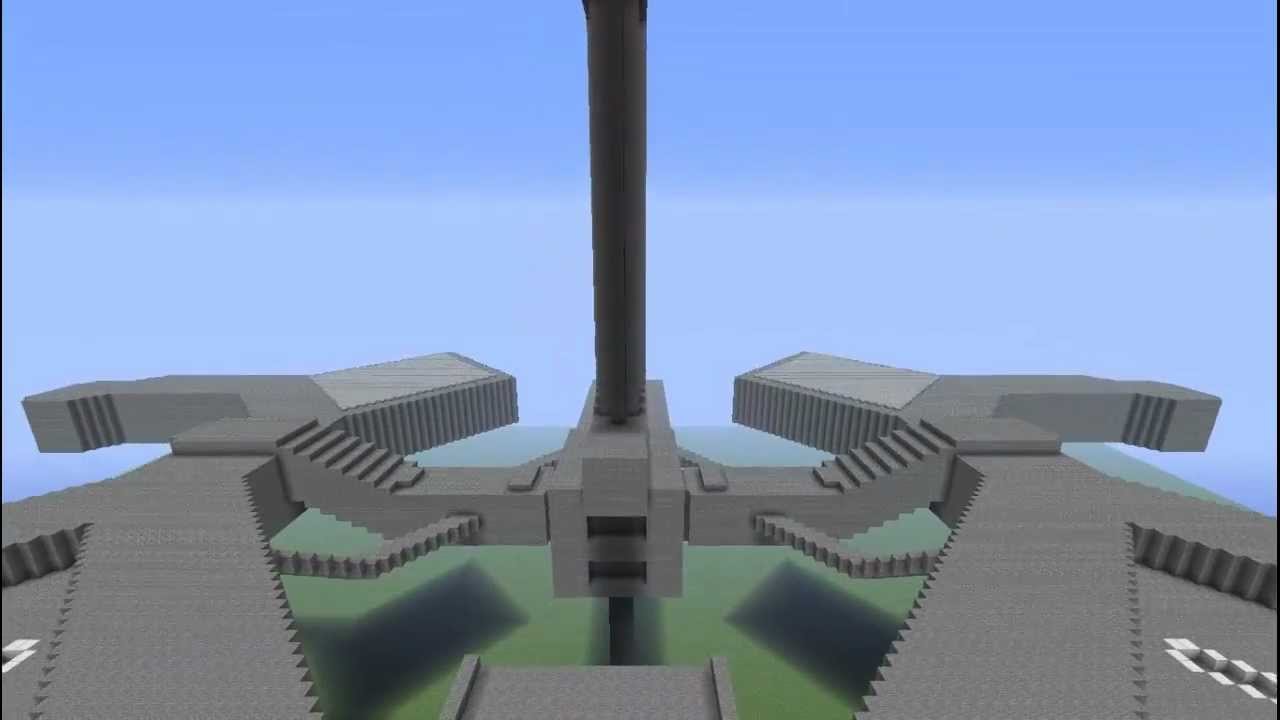 Minecraft Halo UNSC Defence Platform Oxide - YouTube