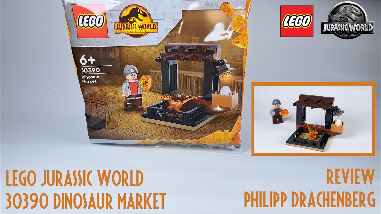 Lego Jurassic World 30390 - Dinosaur Market - Review - YouTube