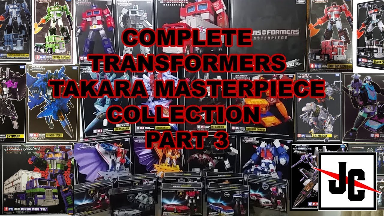 Complete Masterpiece Collection Part 3 - Transformers Takara - YouTube