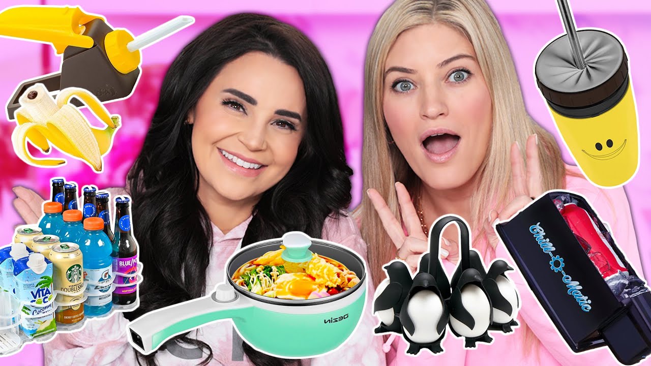 I Tested CRAZY Kitchen Gadgets /w iJustine! - Part 19 - YouTube