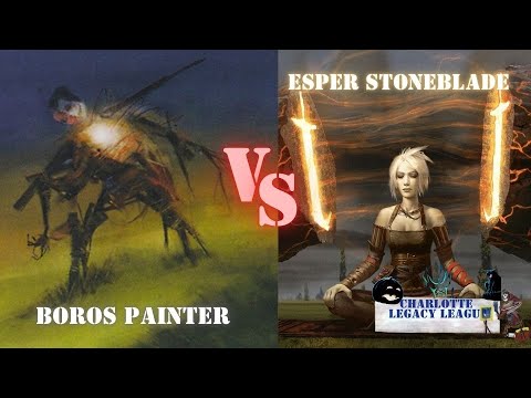 MTG Legacy Boros Painter Vs Esper Stoneblade | Season 4 Week 1 | - YouTube