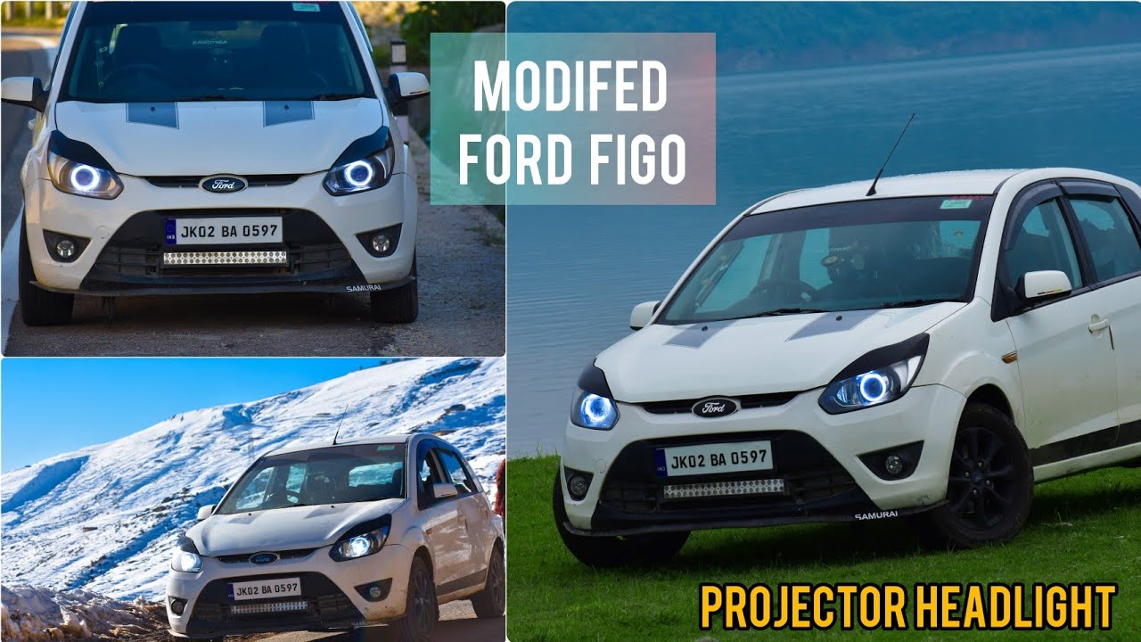 Modified Ford Figo | Custom Mesh Grill | Ford Figo Projector headlight ...