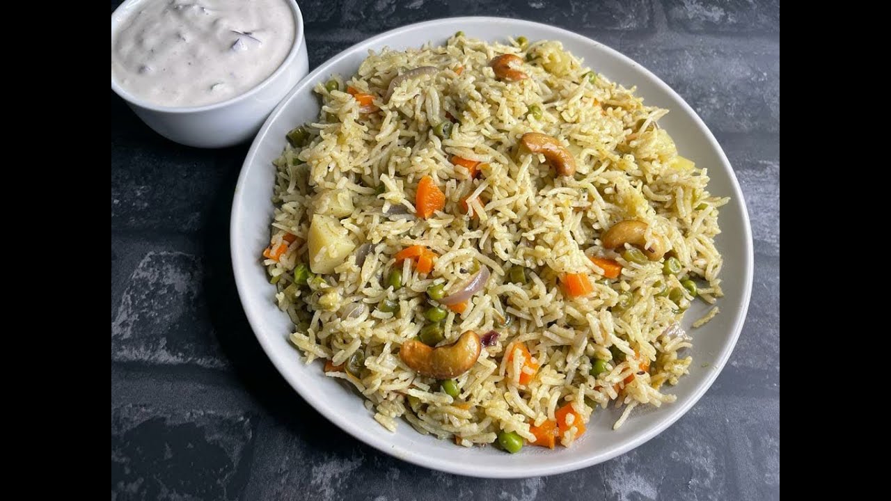 Vegetable Pulao | Veg Pulao | Hyderabadi Veg Pulao | Wedding Style Veg ...