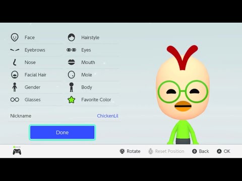 How to make a Chicken Little mii - YouTube