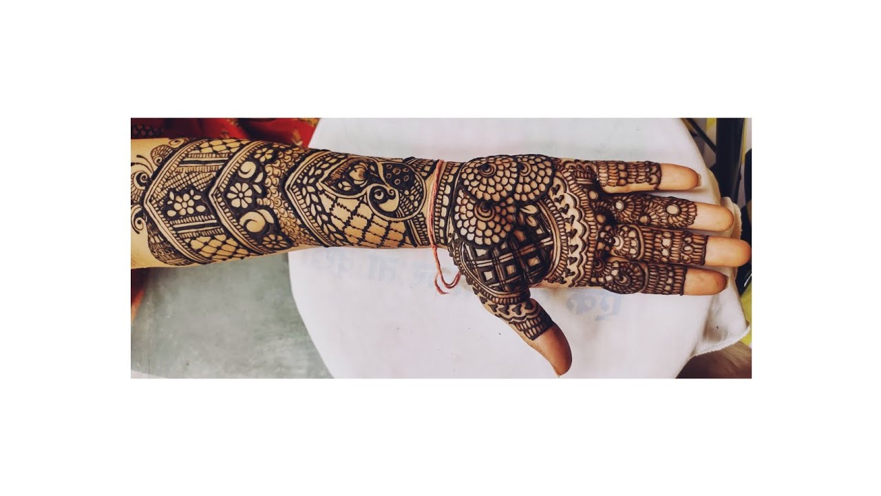 Full hand simple mehendi #minecraft #mehndidesign #viralvideo #creative ...