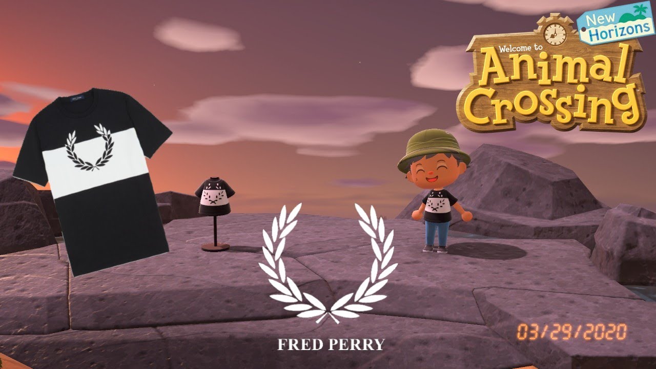 How to make a Fred Perry Shirt | Animal Crossing: New Horizons - YouTube