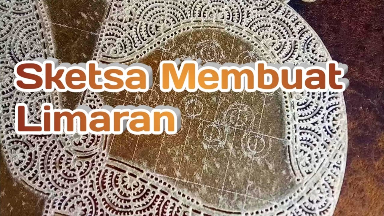 Membuat Sketsa untuk limar bokong wayang Permadi - YouTube