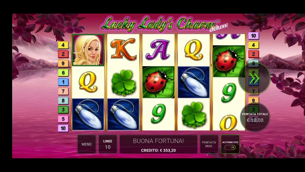 🎰*** VIDEO SLOT***LUCKY LADY'S CHAM🎰MEGA VINCITA🍀 - YouTube