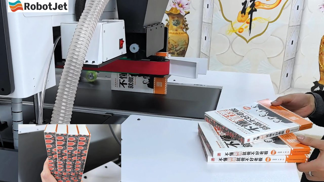Book Edge Digital Printer, Book Edge Printing Machine - YouTube