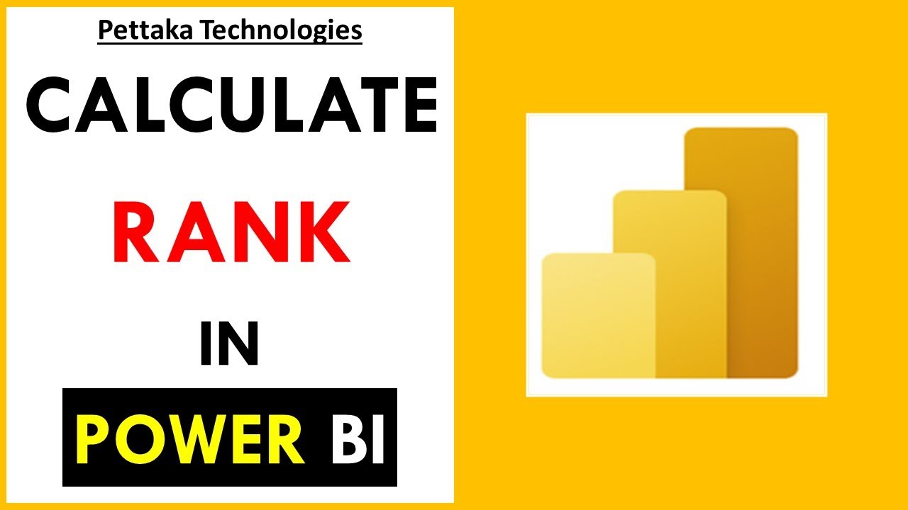 How to Calculate Rank in Power BI DAX - YouTube