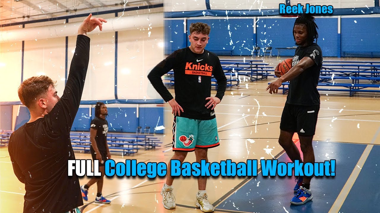 FULL COLLEGE BASKETBALL WORKOUT WITH @tyreekjones - YouTube