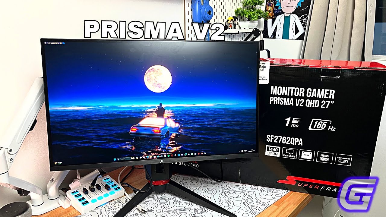 MONITOR SUPERFRAME PRISMA V2 IPS - O MELHOR CUSTO BENEFÍCIO? - YouTube