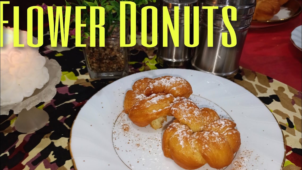 Flower Donuts Recipe By FARIMAN |Easy Recipe - YouTube