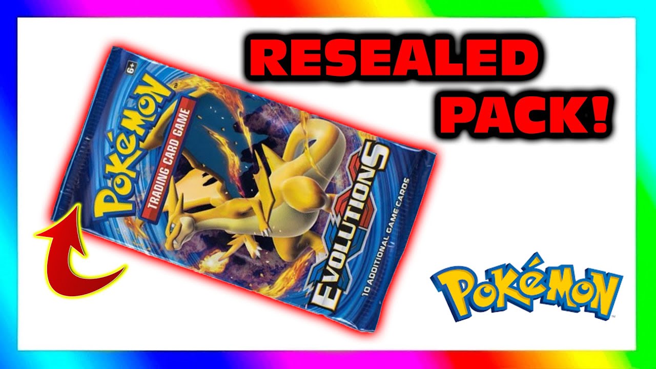 RESEALED POKEMON PACK OFF EBAY | XY Evolutions Booster Pack - YouTube