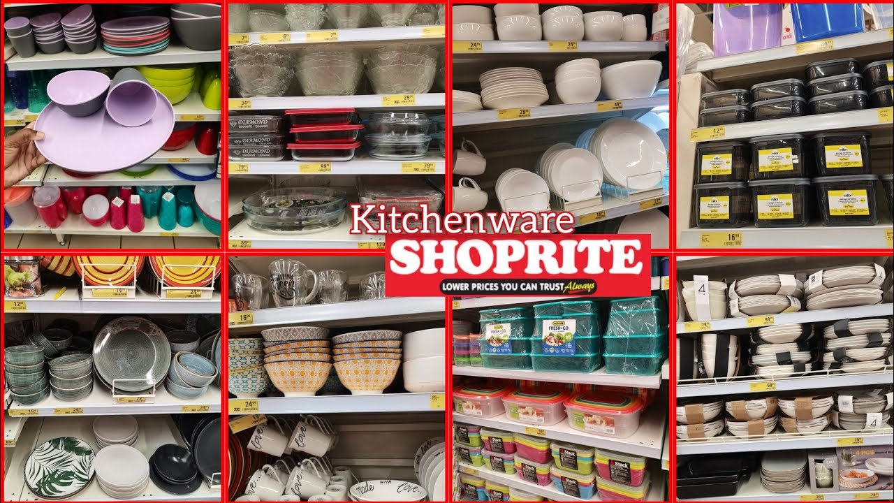 Shoprite || Kitchenware || Homeware || Canisters || Dinner sets ...