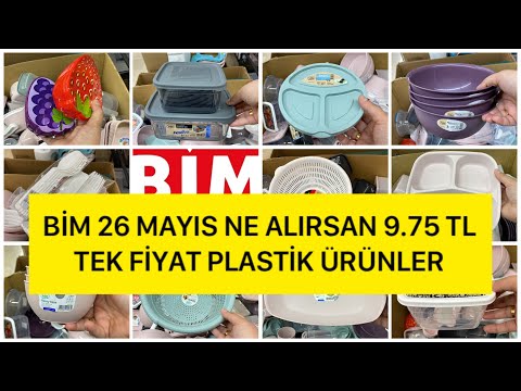 BİM 26 MAYIS 2023 | BİM BU CUMA KAÇMAZ NE ALIRSAN 9.75 TL TEK FİYAT PLASTİK ÜRÜNLER |