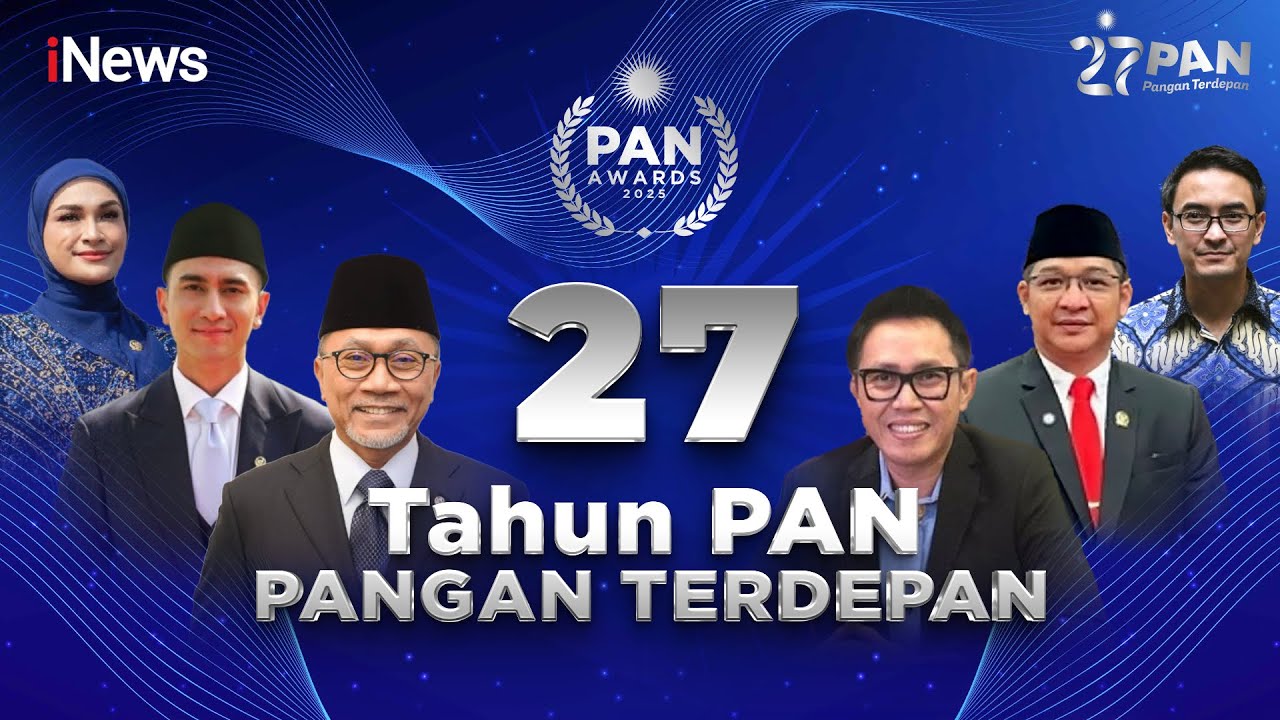 🔴LIVE PAN Awards 2025 Penghargaan Untuk 12 Sosok Inspiratif Bidang ...