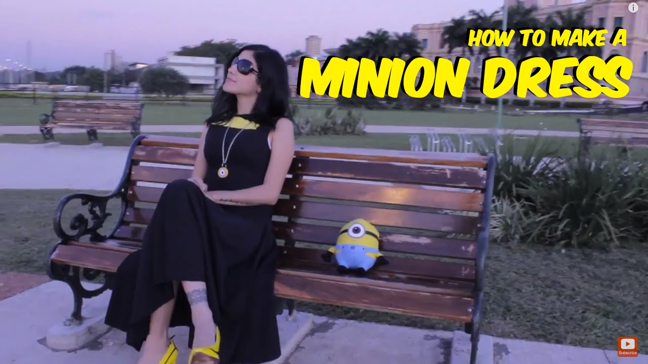 How to make a minion dress ! - YouTube
