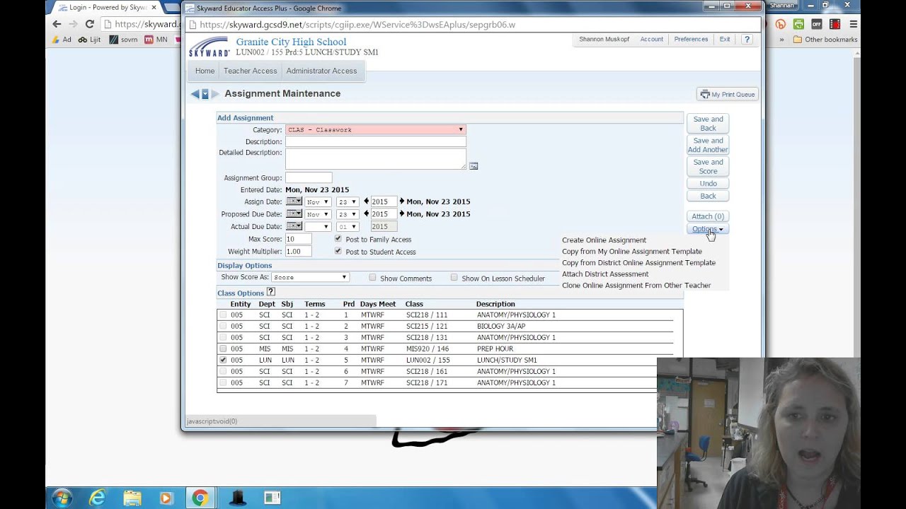 Skyward Tutorial - How to Make a Quiz - YouTube