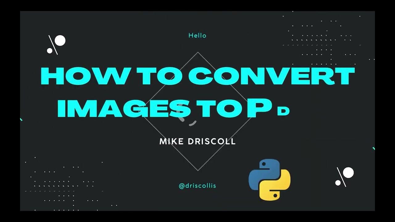How to Convert Images to PDFs with Python and Pillow - YouTube