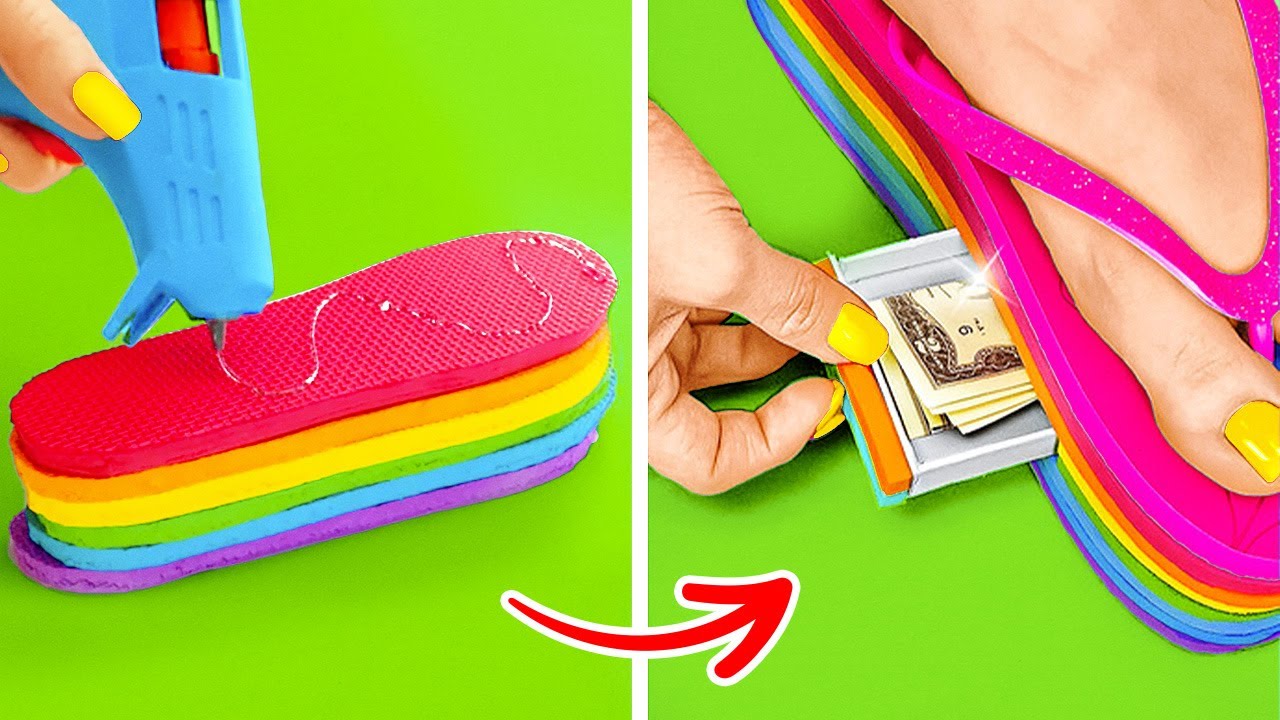 BEST HIGH SCHOOL Hacks|How To Sneak Food into The Pool! Smart Summer ...