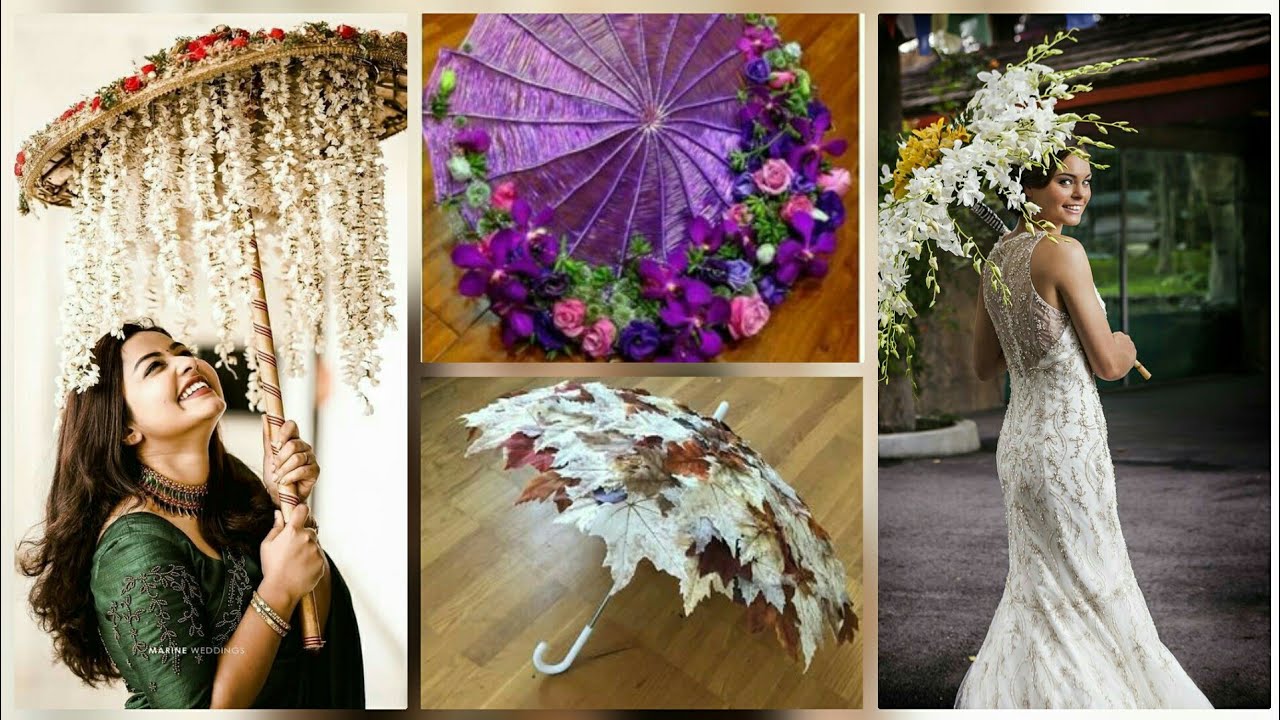 Gorgeous and pretty bridal umbrella decoration ideas | for your unique ...