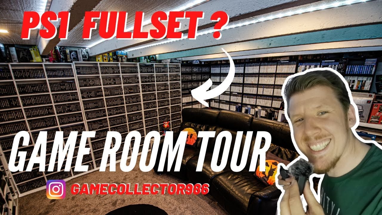 Game Room Tour (Playstation 1 Fullset?) Game Collection von ...