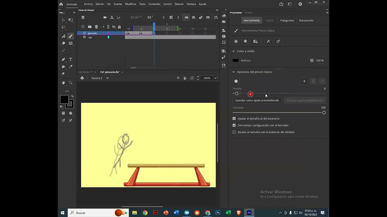 Animación fotograma por fotograma en adobe animate - YouTube