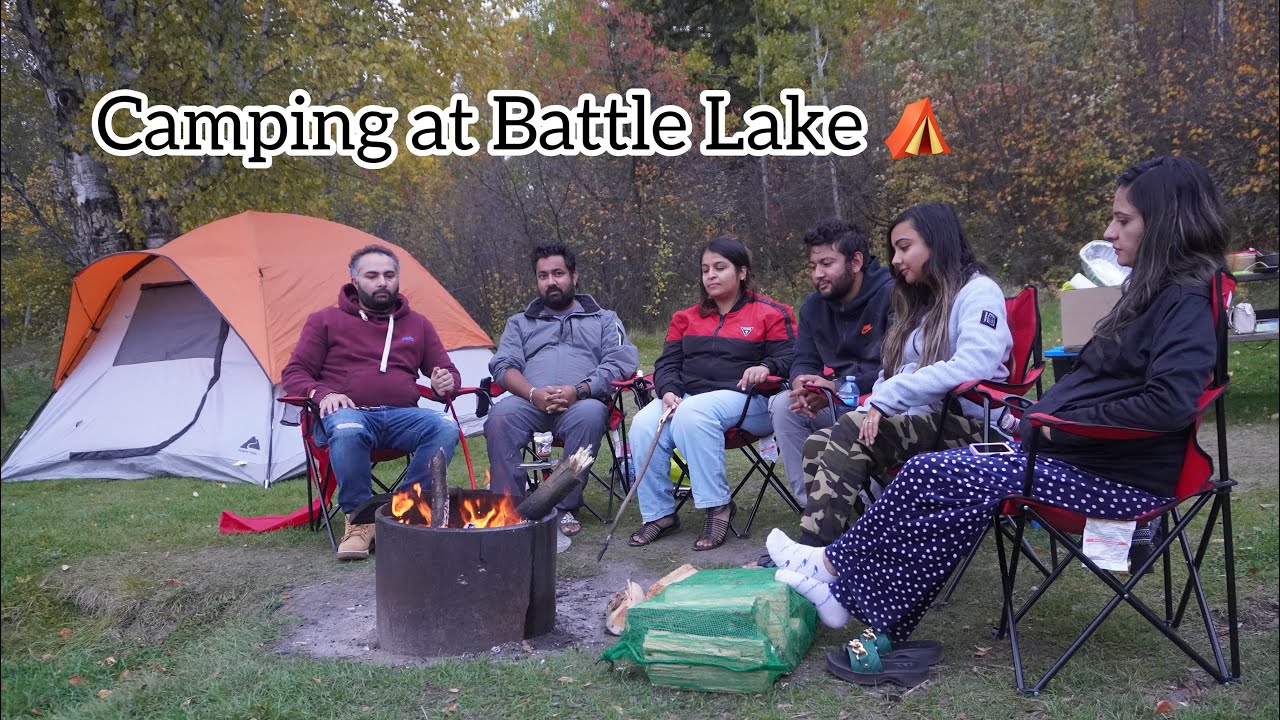 Camping at Battle Lake, AB Canada..!! - YouTube