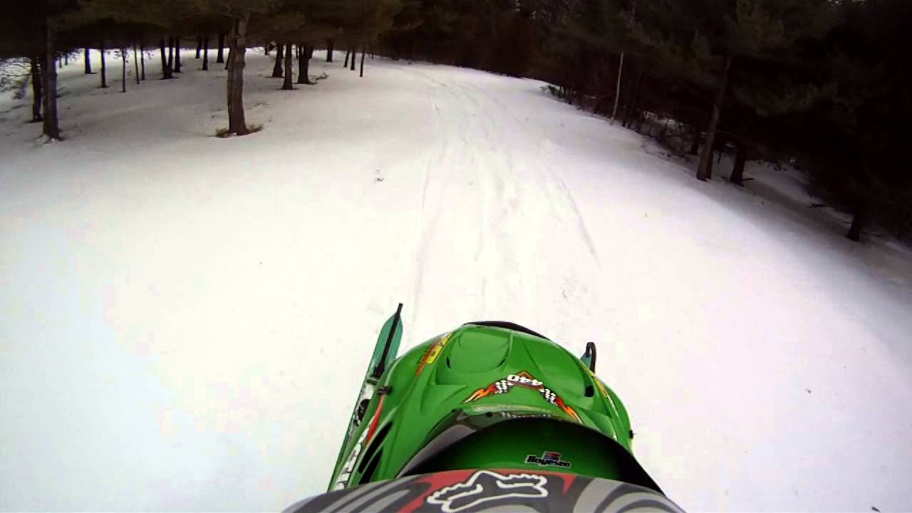 440 Sno Pro on Cochrane's MX track - YouTube