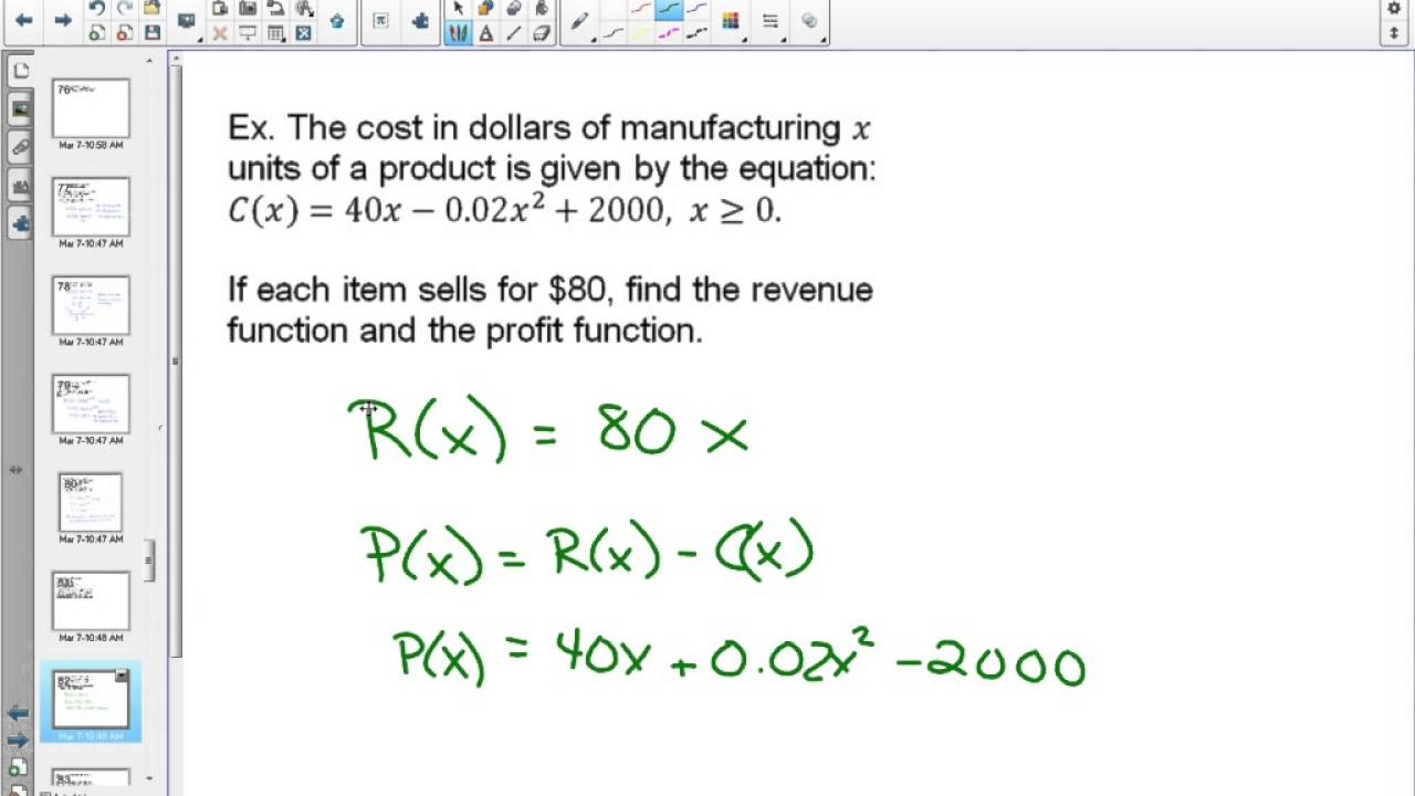 Applications of Derivatives Economics - YouTube