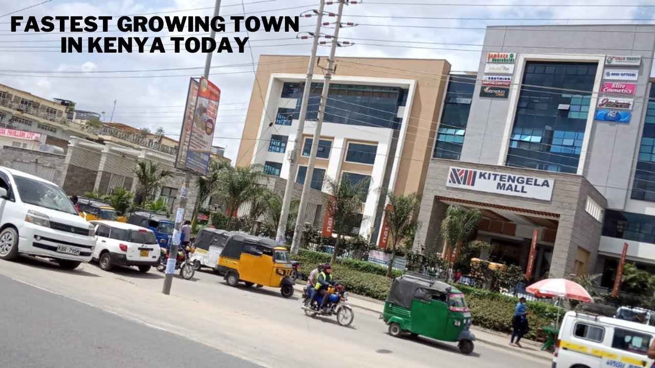 FASTEST GROWING TOWN IN KENYA: NAMANGA ROAD THROUGH KITENGELA TOWN IN ...